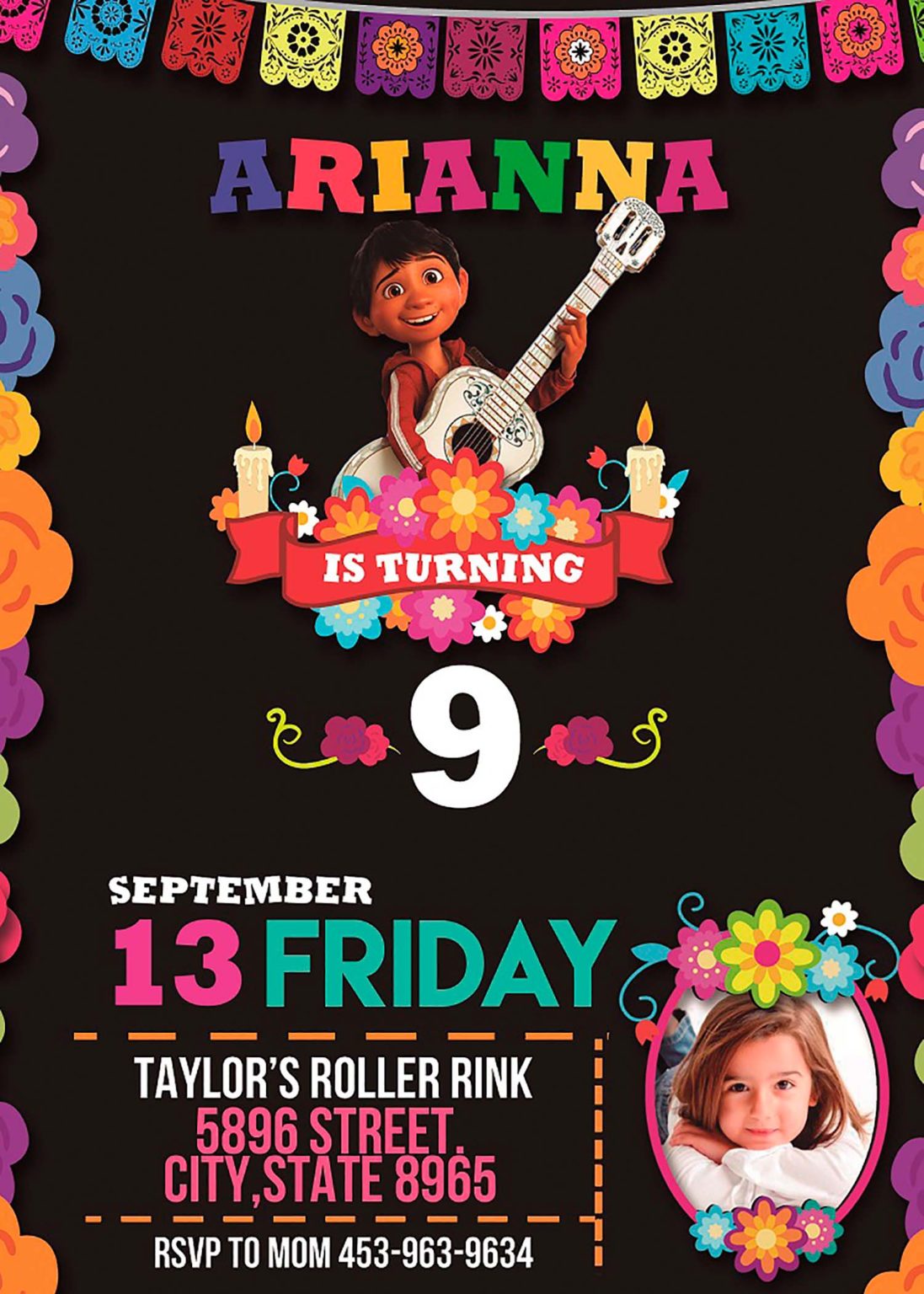 Coco Birthday Party Invitation | Lovely Invite