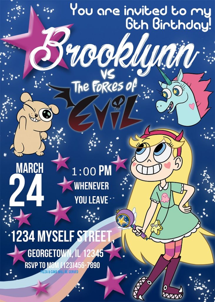 Star vs the Forces of Evil Printable Party Kit | Instant download design