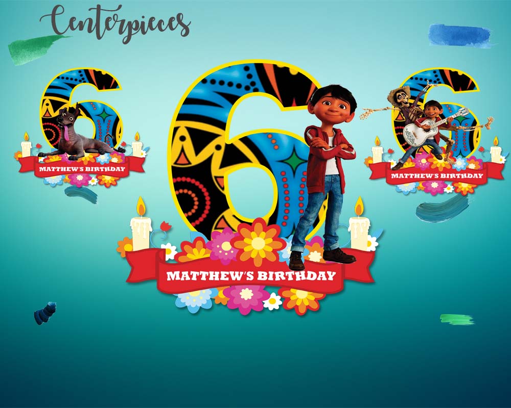 Coco Party Centerpieces | Printable design