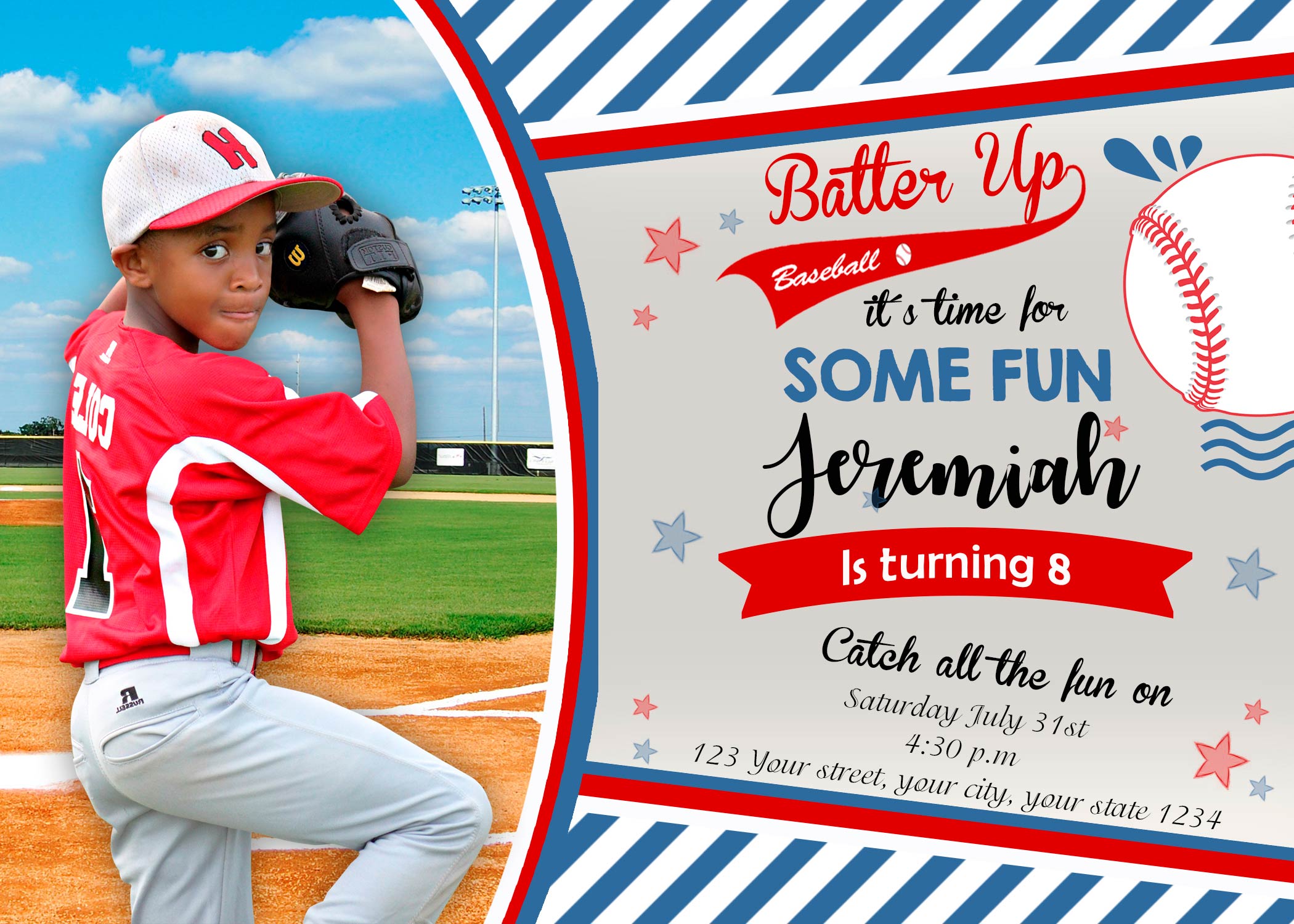 Baseball Birthday Invitation | Amazing Invite
