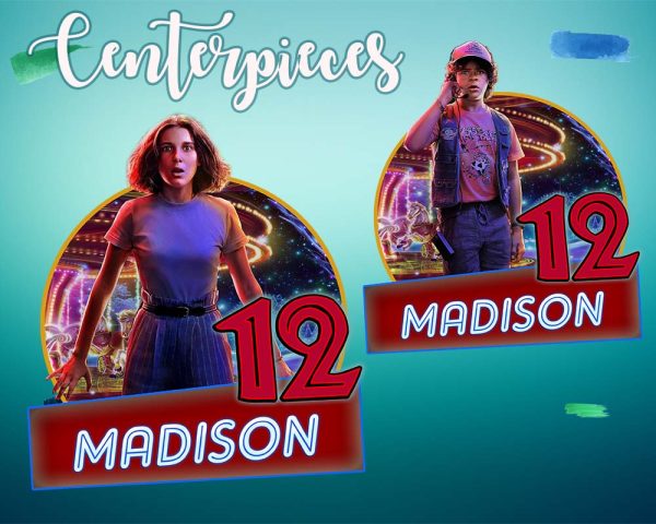 Stranger Things Party Centerpieces | Instant download design