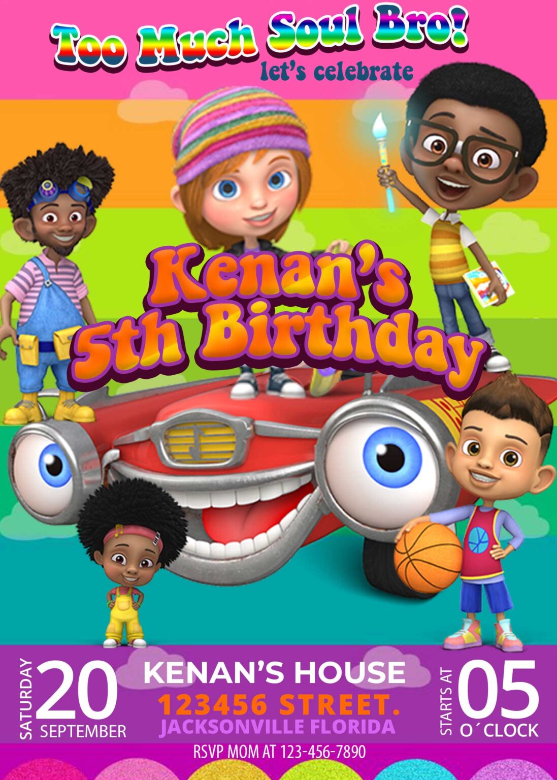 Motown Magic Birthday Invitation | Lovely Invite