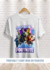 Fortnite Midas Birthday Shirt Iron On Transfer | Personalized