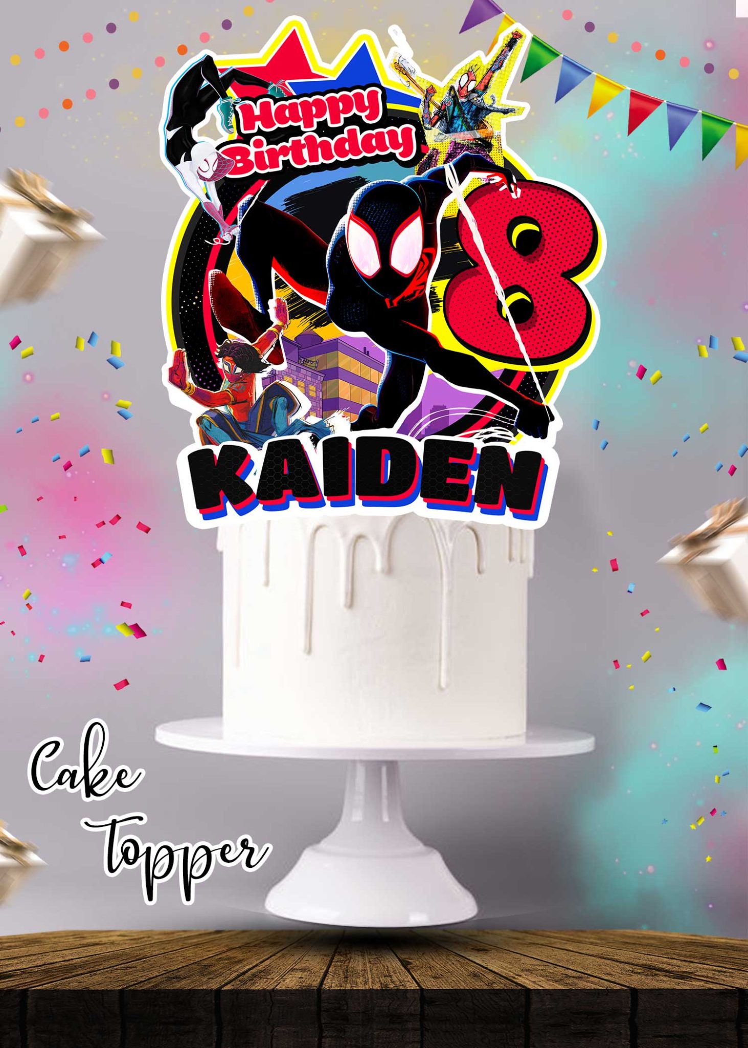 Spiderman Cake Topper | Digital and printable